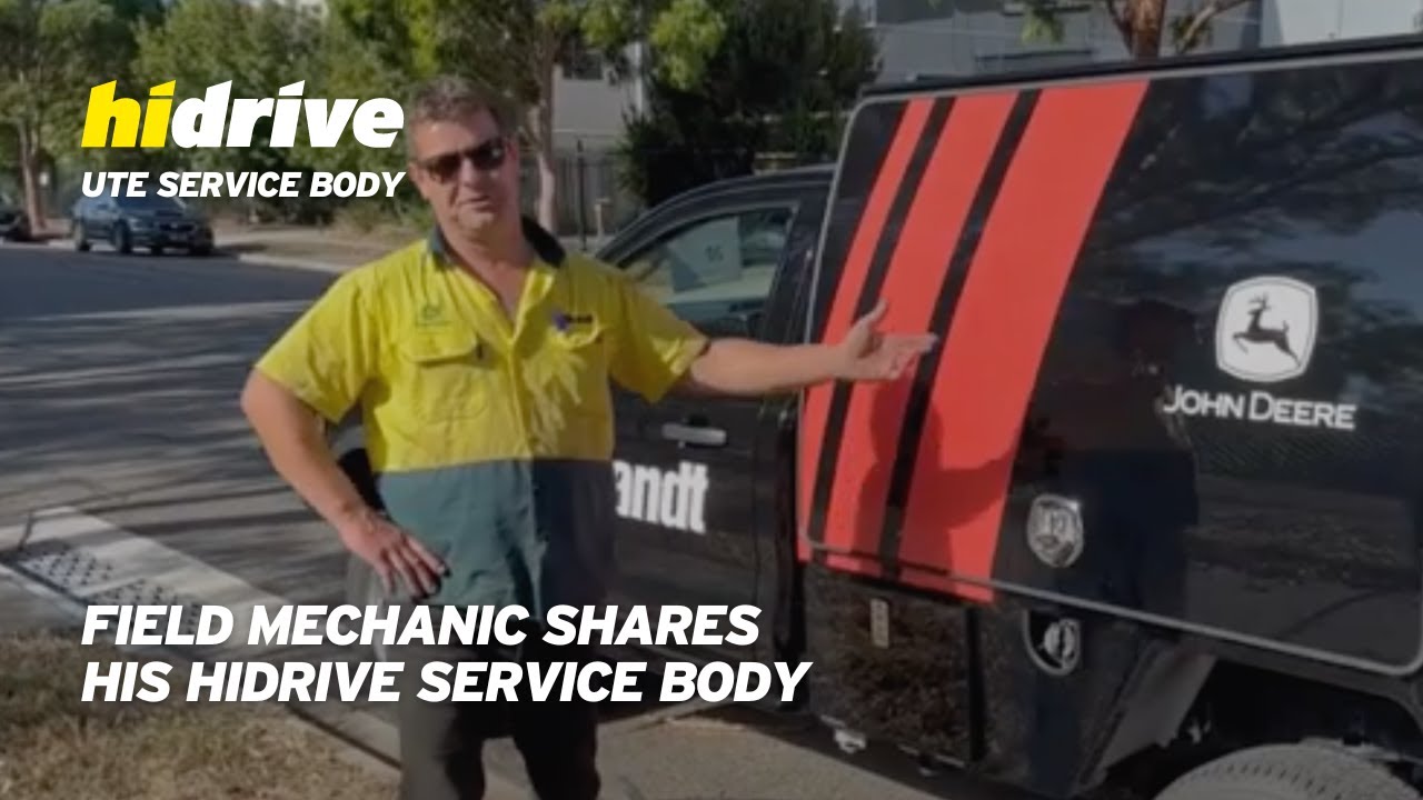 Field Mechanic shares his Hidrive Service Body - YouTube
