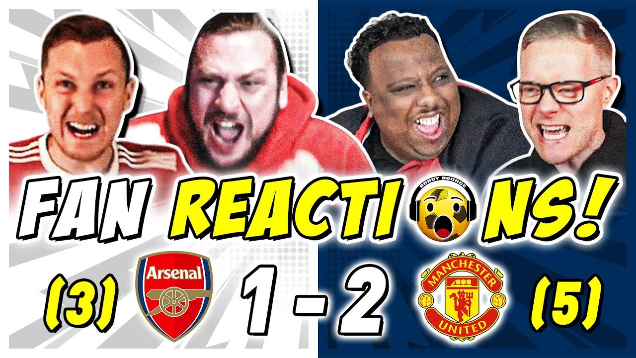 MAN UTD FANS GO WILD 🔥 REACTION TO ARSENAL 1-2 MAN UTD | FA CUP FAN ...