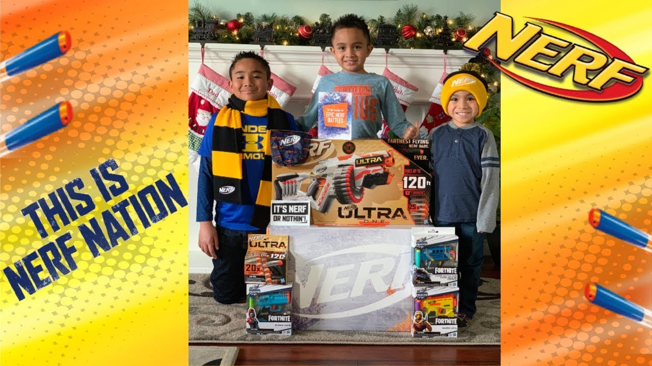 Hasbro NERF Surprise Unboxing Nerf Nation - YouTube