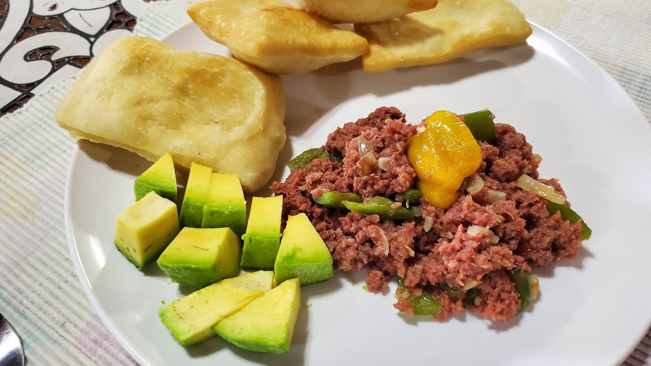 How to make Fry Roti and Corned Beef. A few Shout Outs - YouTube