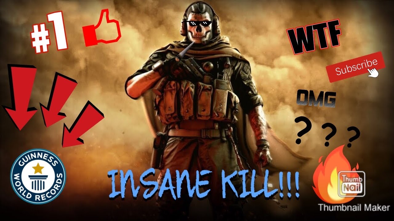 Call Of Duty Modern Warfare-Insane World Record Kill!!! - YouTube