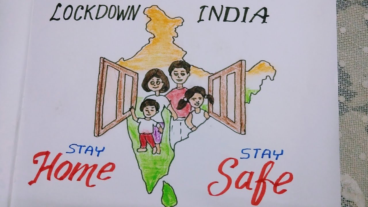 Easy Coronavirus Drawing | Coronavirus awareness Poster drawing - YouTube