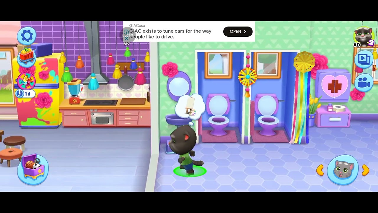 MY TALKING TOM FRIENDS TOM ANGRY - YouTube