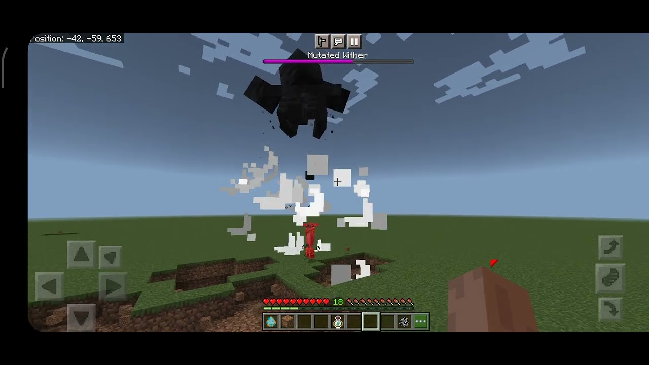 Silver VS Mutated Wither - Minecraft PE Mobs Battle EP.64 - YouTube