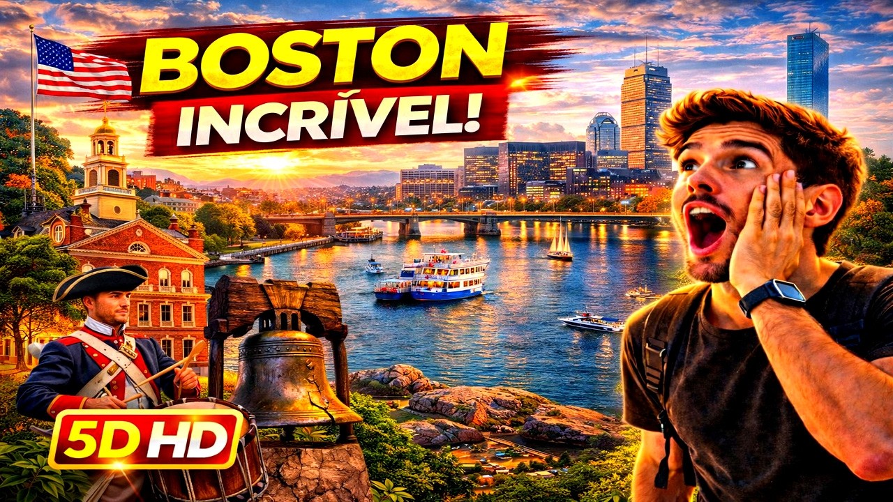 Boston 5D HD: Uma Viagem pela História, Cultura e Belezas da Cidade ...