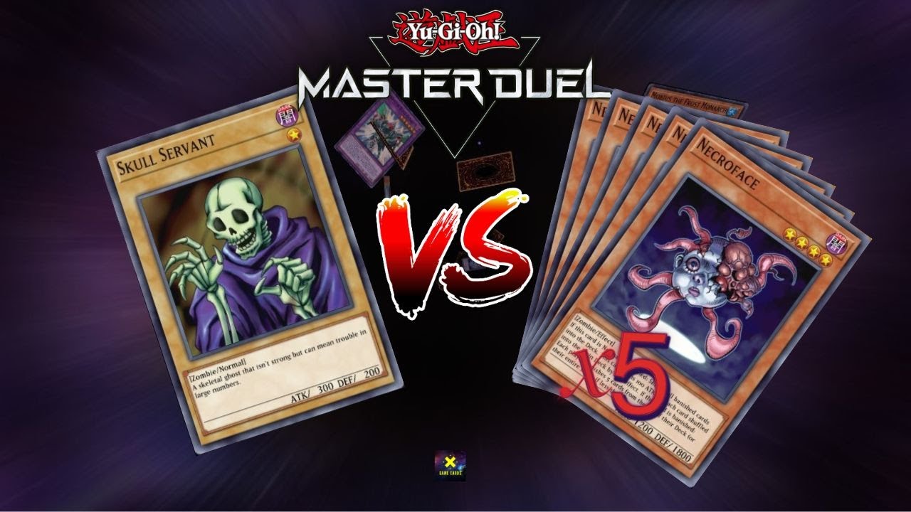 Skull Servent 💀 submitting to 5 Necroface 👹 [Yu-Gi-Oh! Master Duel ...