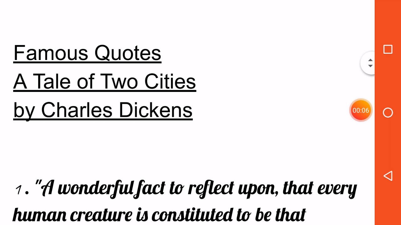 Charles Dickens A Tale Of Two Cities Quotes
