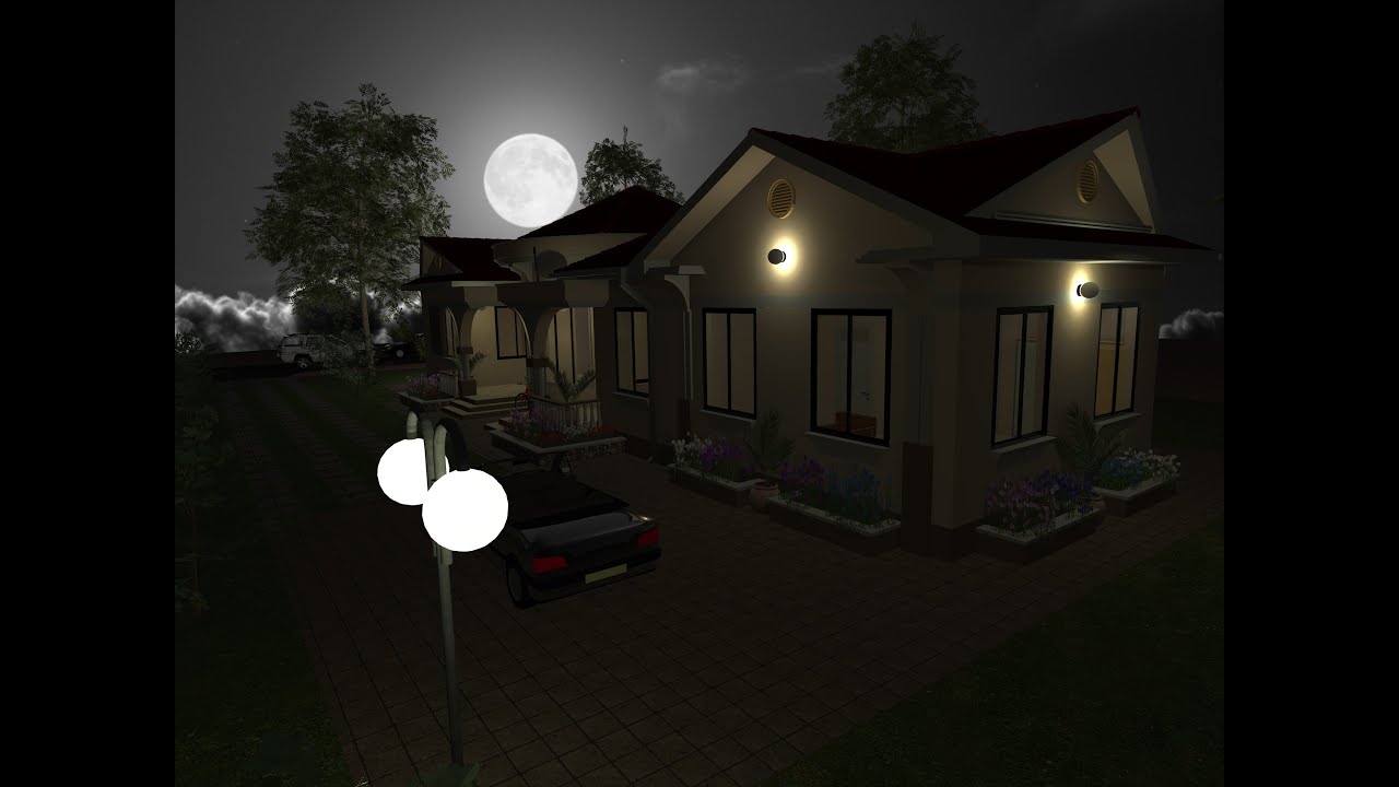 Artlantis studio:make night render in artlantis - YouTube