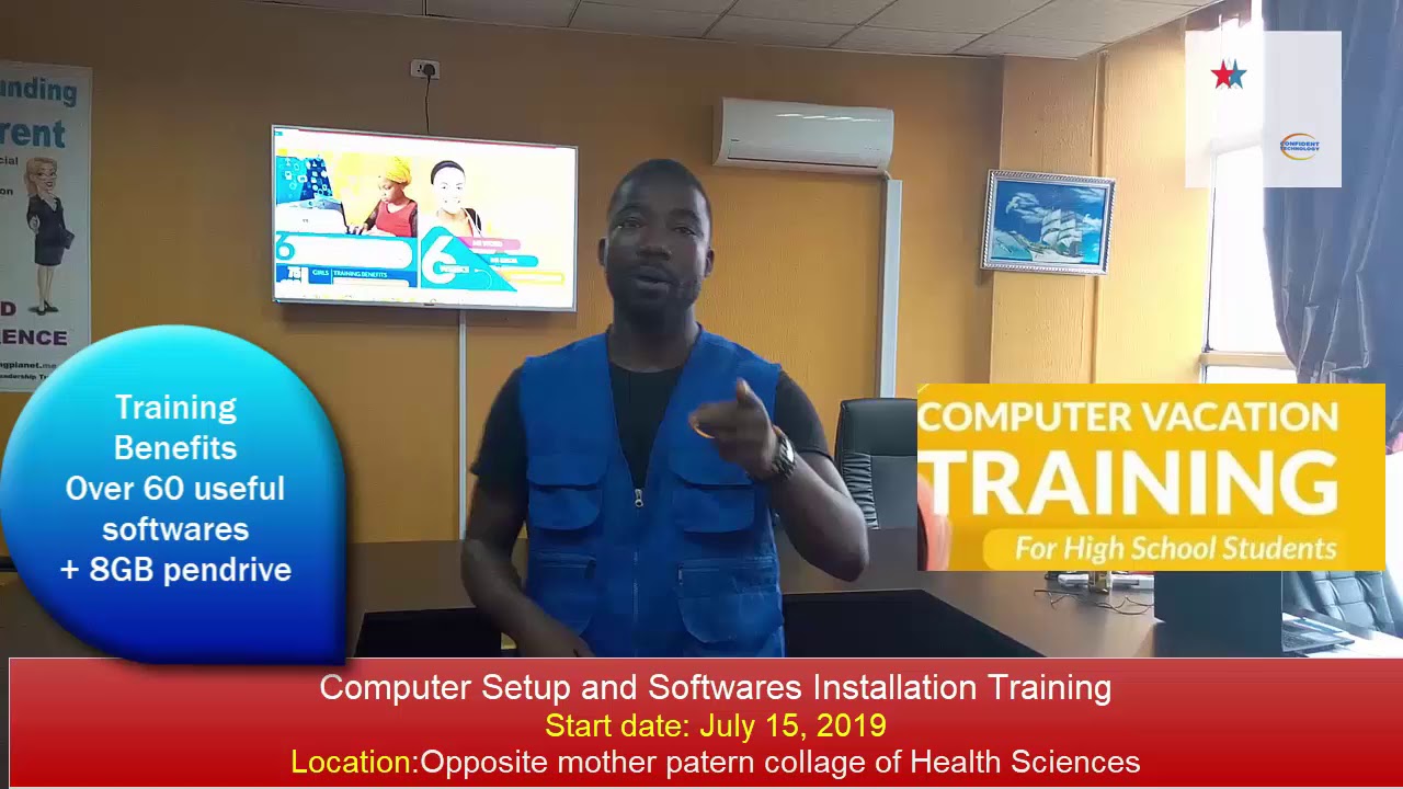 Computer Training in Liberia - YouTube