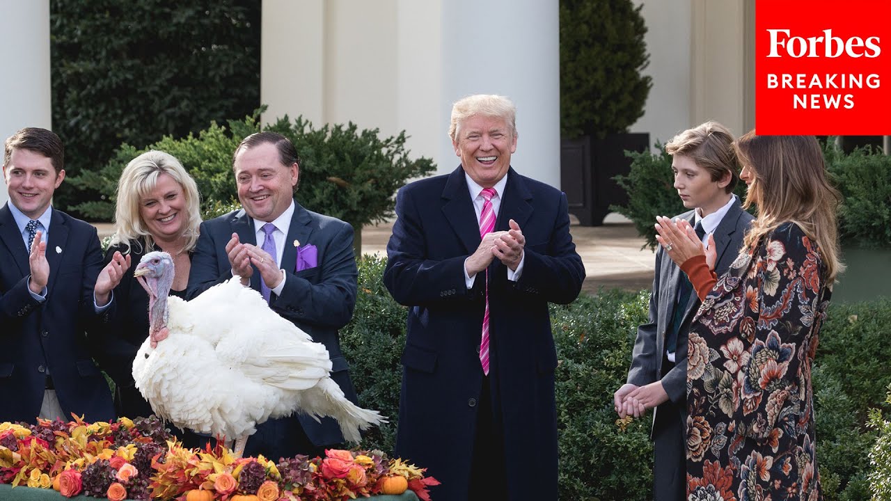 THANKSGIVING FLASHBACK: President Trump Participates In Presidential ...