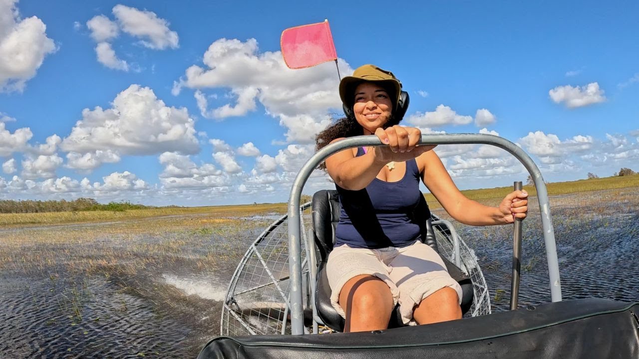 driving an airboat across Florida’s Everglades - YouTube