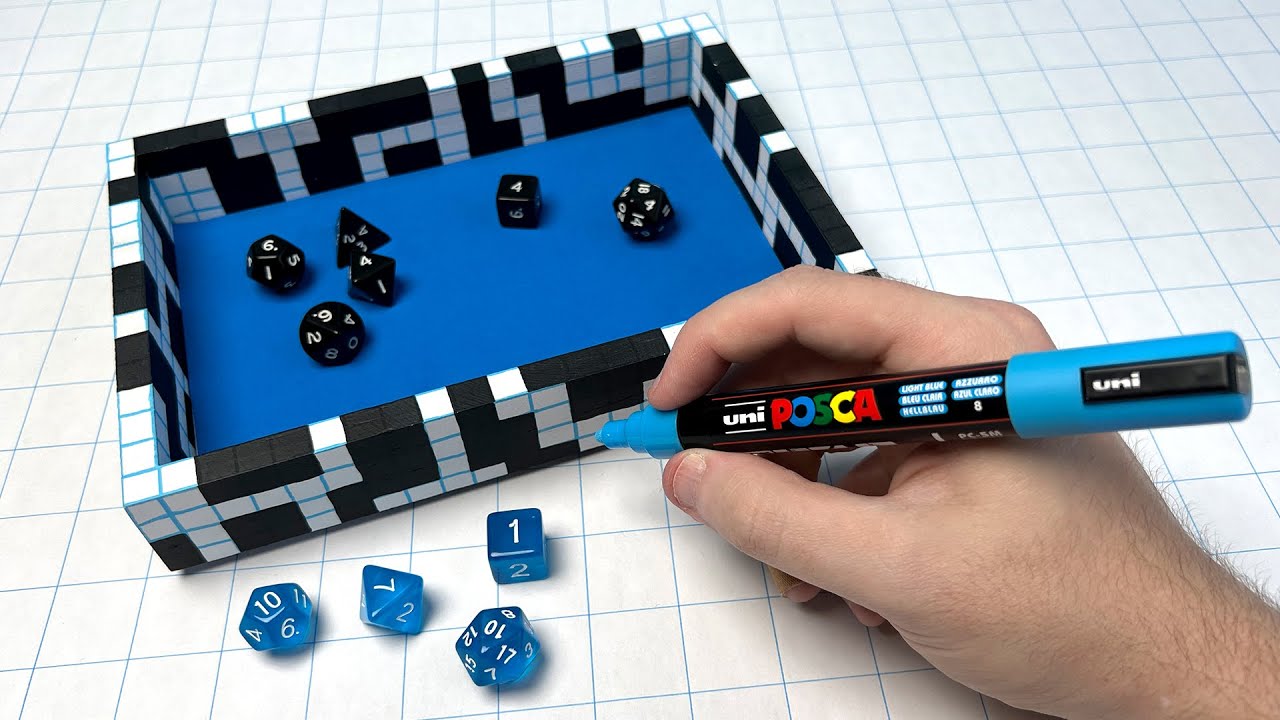 Making a Dungeon Map Dice Tray! - YouTube