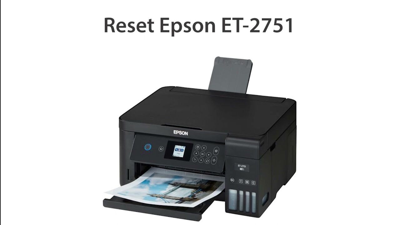 Reset Epson ET 2751 Wicreset Key - YouTube