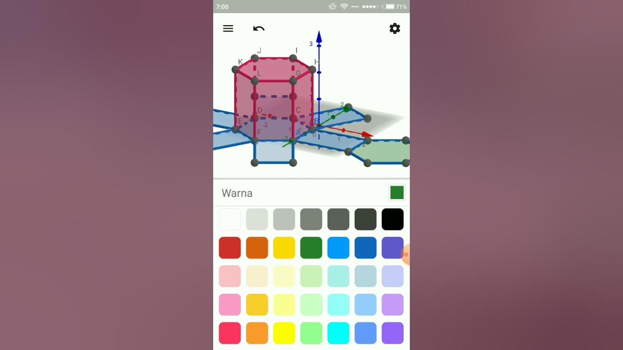 Cara Membuat Prisma Segi Enam : Geogebra 3D - YouTube