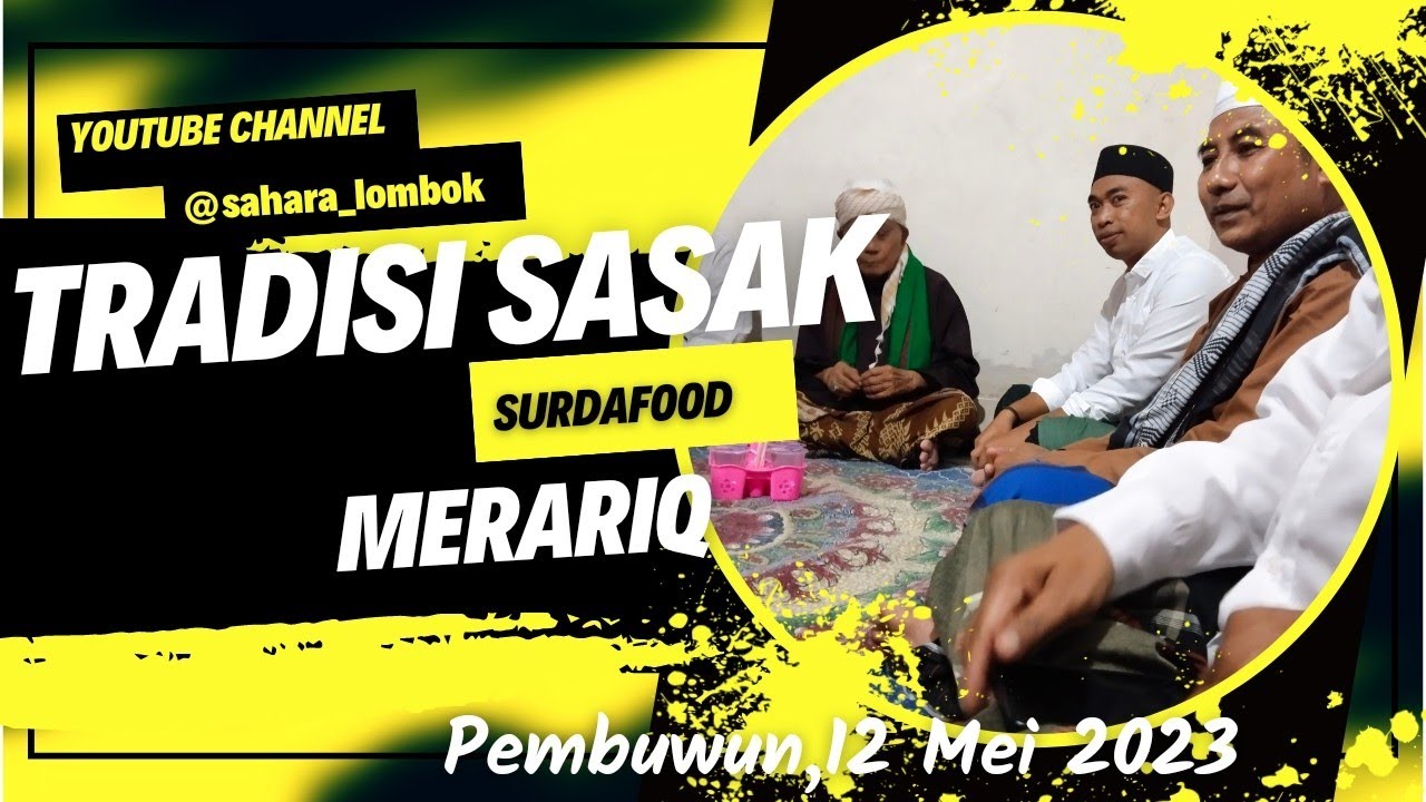 TRADISI SASAK "MERARIQ" @sahara_lombok #komunitasyoutuberlobar #lombok ...