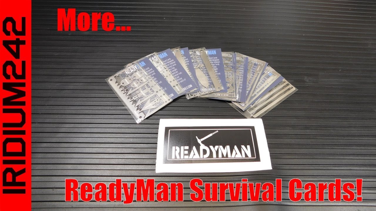 More ReadyMan Survival Cards! - YouTube