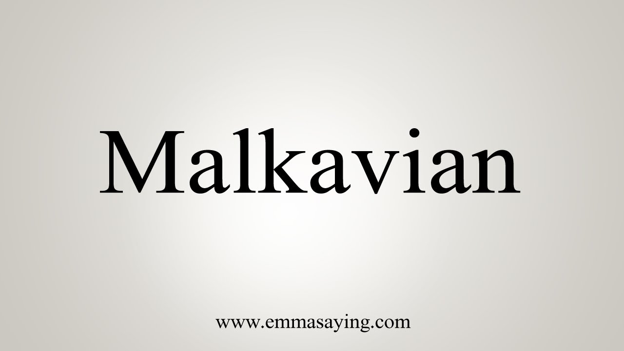 How To Say Malkavian - YouTube