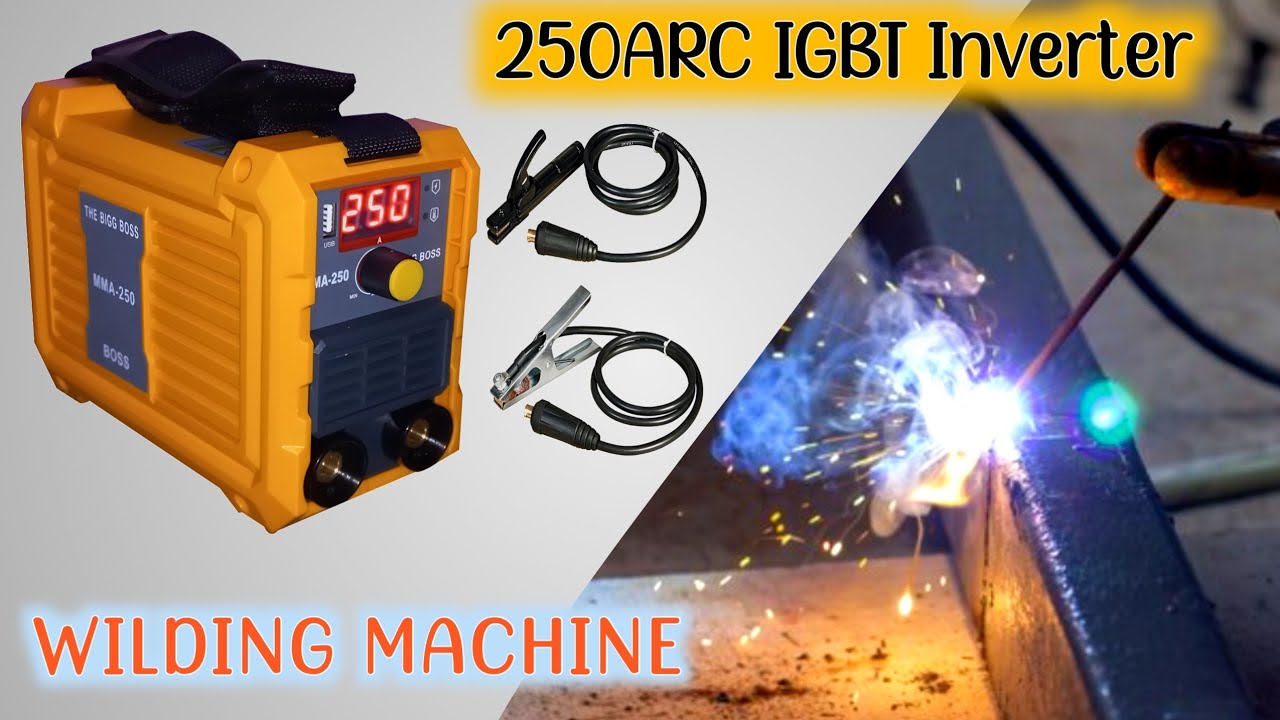 Bast Portable Wilding Machine Unboxing | MMA 250A IGBT Inverter ...