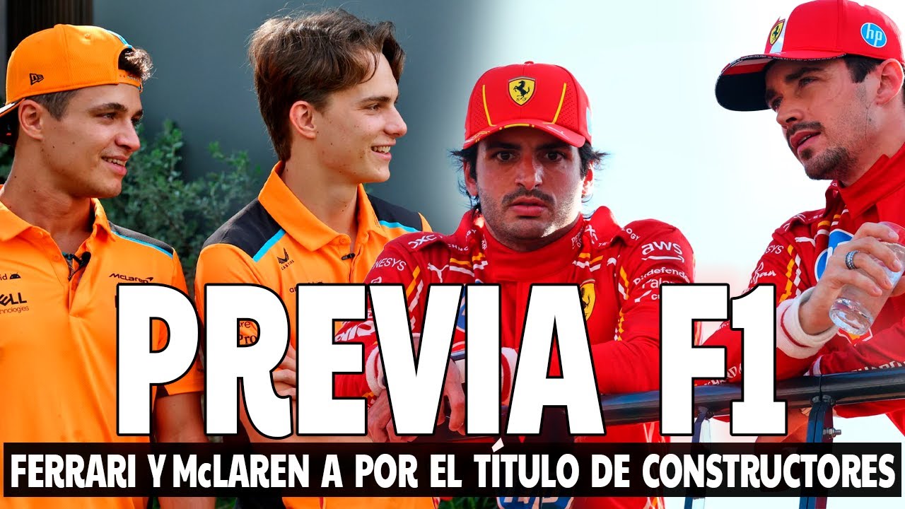 PREVIA GP DE CATAR F1: McLAREN VS FERRARI EN CONSTRUCTORES | TODO SOBRE LA LLEGADA DE CADILLAC ...