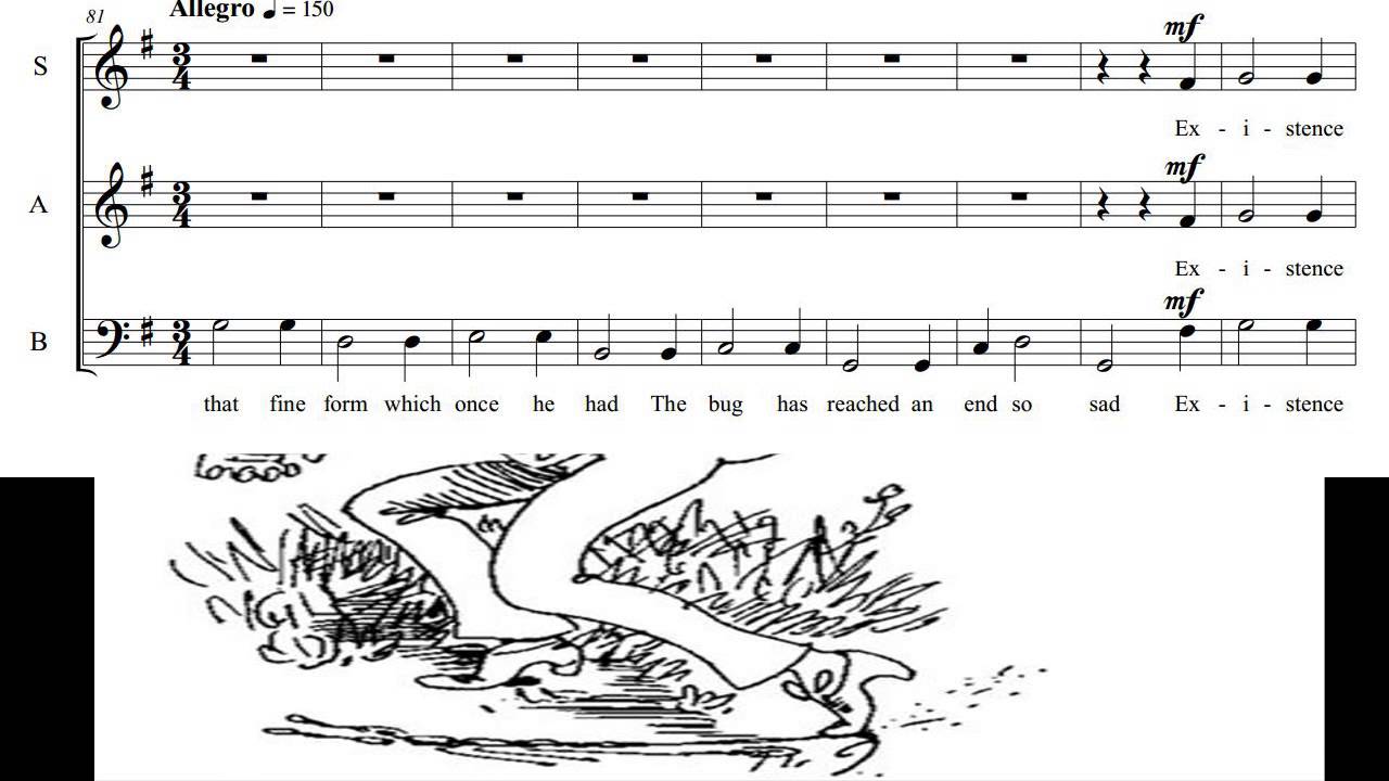 The Earwig Song (for soprano, alto, bass) performed by Matthew Curtis ...