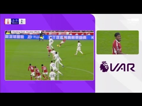 Anthony Elanga Goal Disallowed By V.A.R - Nottingham Forest Vs Tottenham Hotspur - EPL - 15/12 ...