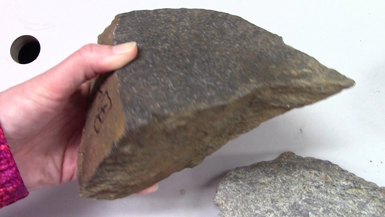 A1 amphibolite hand sample - YouTube
