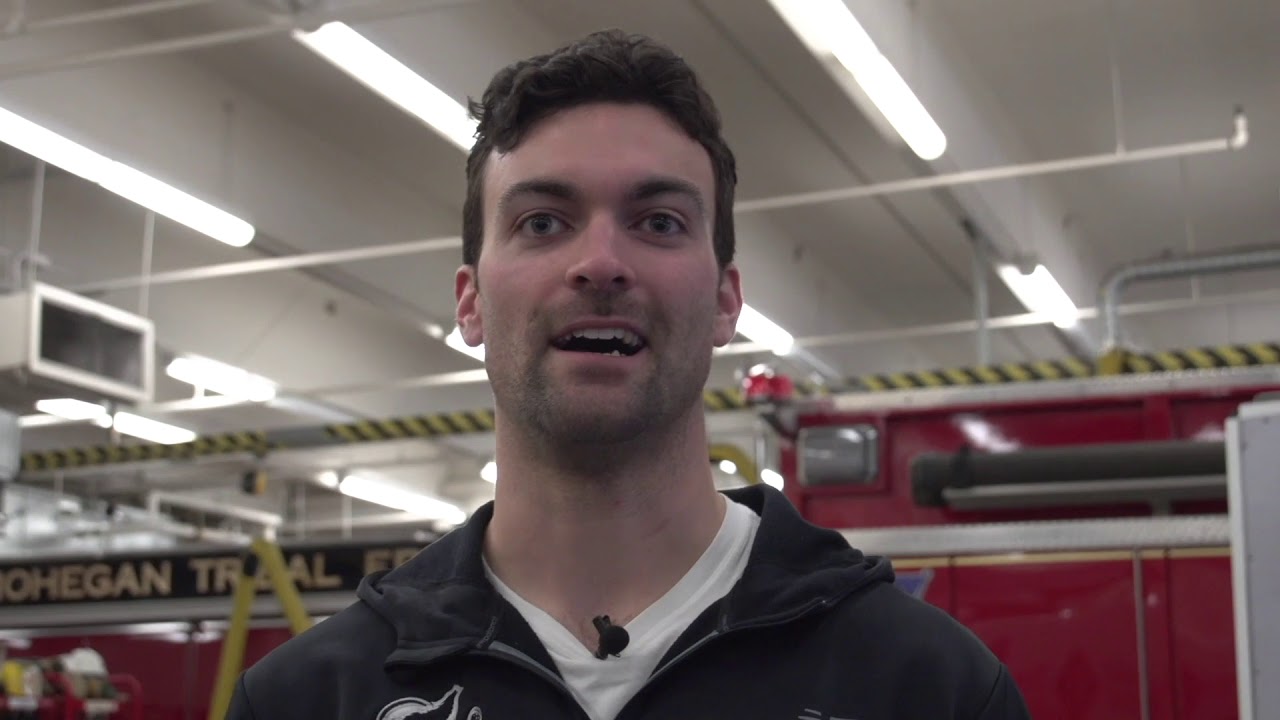 Colton Watkinson Visits Mohegan Tribal Fire Department - YouTube