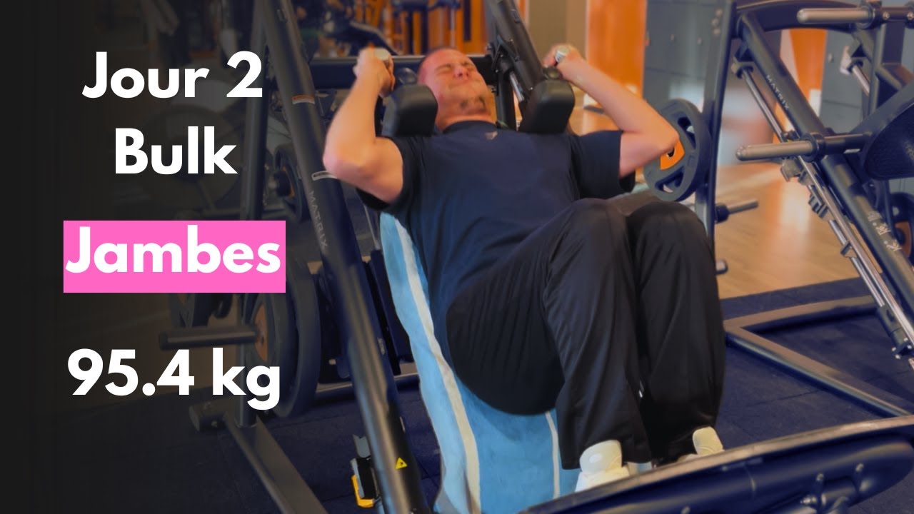 Jour 2 Bulk - Jambes - 95.4 kg - J'allais mourir pour la Miniature ...