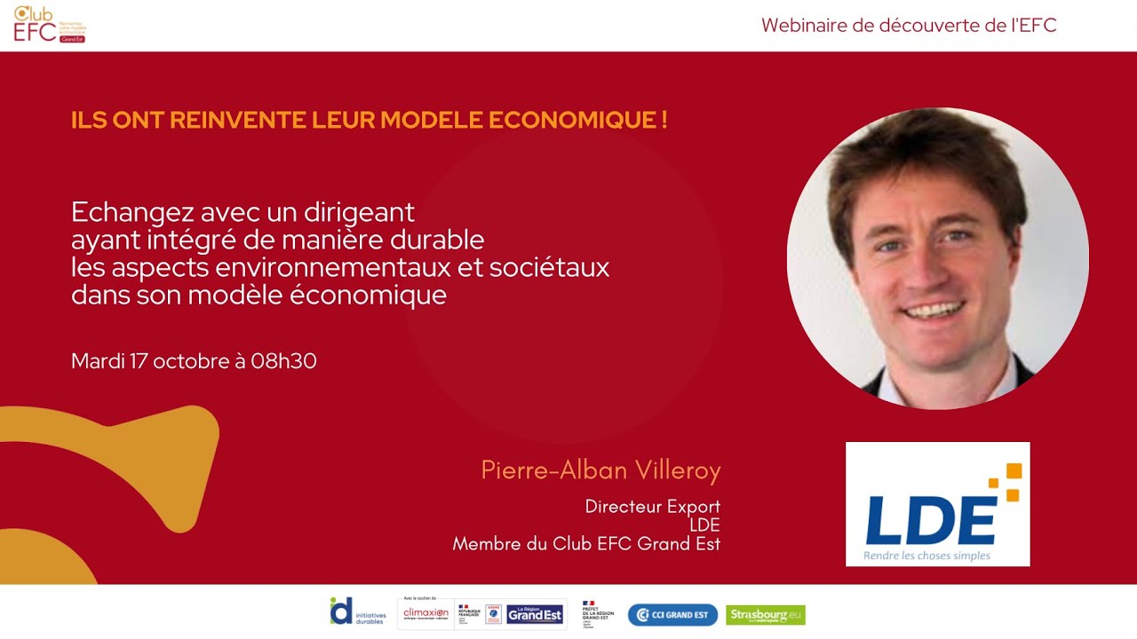 Webinaire de découverte de l'EFC #6 - le témoignage de LDE - YouTube
