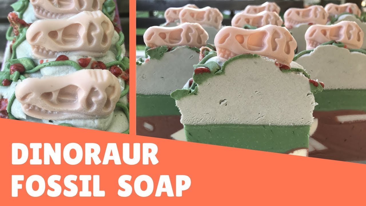 Making Dinosaur Fossil Soap | 🐲Gypsyfae Creations - YouTube
