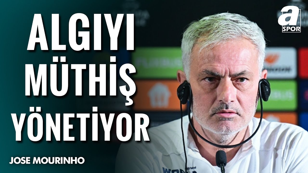 Zafer Tüzün: "Jose Mourinho Saha Dışındaki Algıyı Müthiş Yönetiyor" / A ...