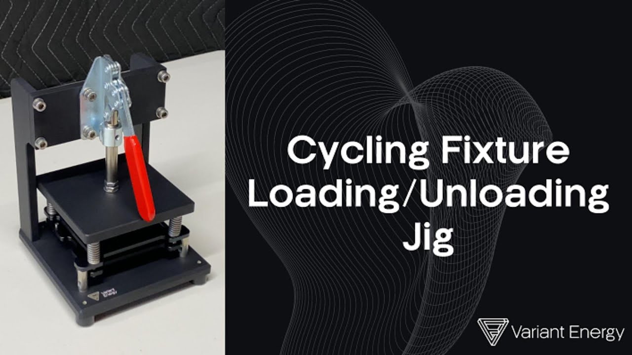 Pouch Cell Cycling Fixture Loading/Unloading Jig - YouTube