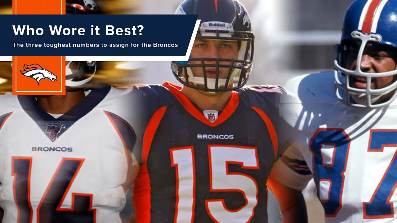 Who wore it best? The three toughest numbers to assign for the Broncos ...