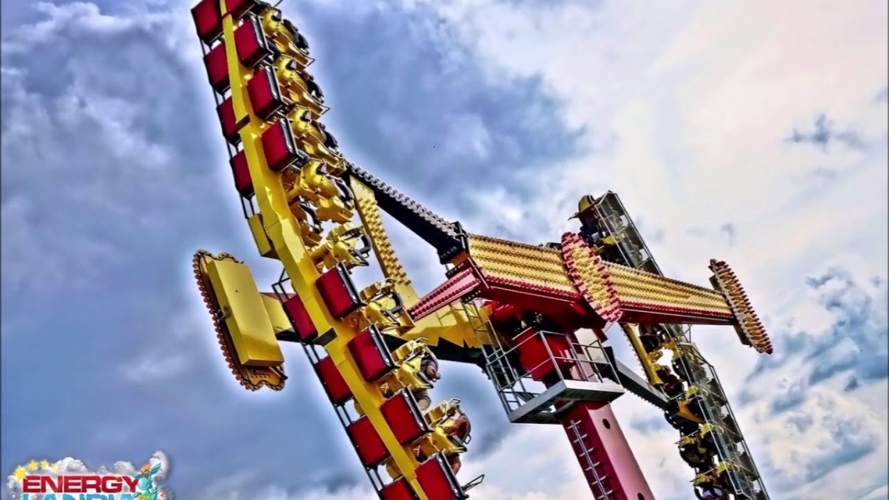 Energylandia 2018r. - Hyperion, Mayan, Speed Water Coaster - YouTube