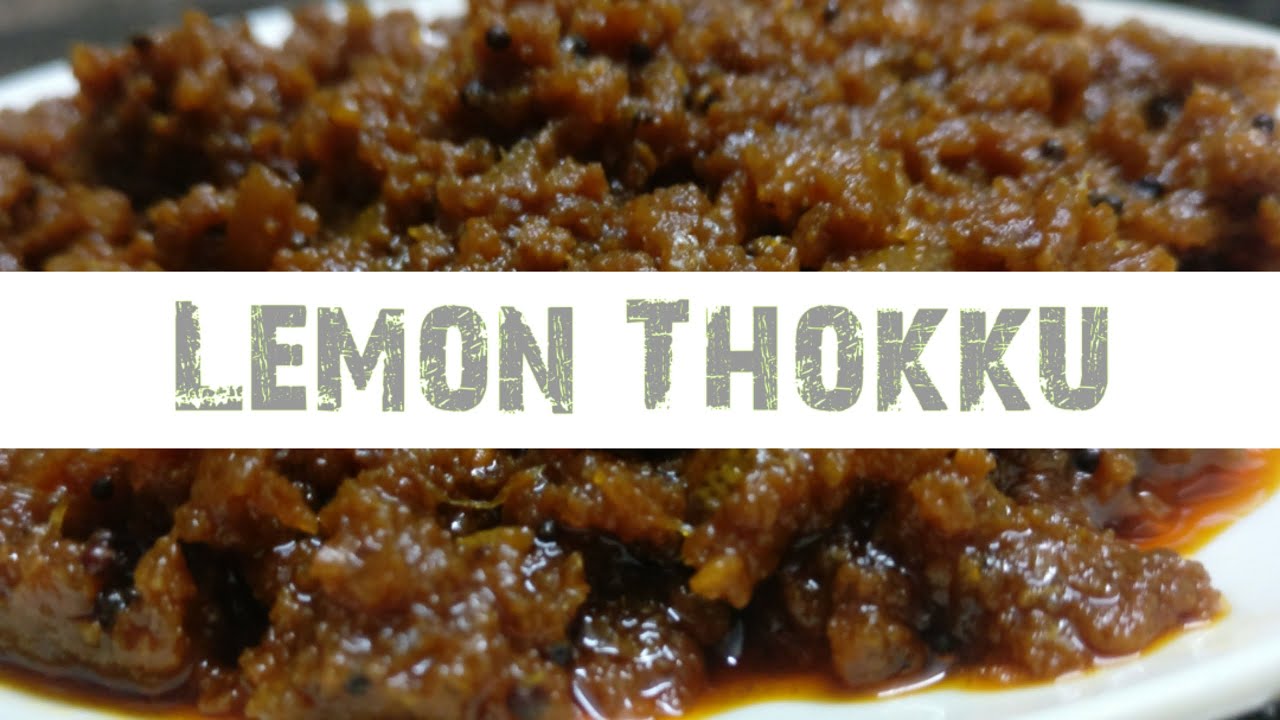 How to make lemon thokku/how to make lemon pickle /எலுமிச்சை தொக்கு ...