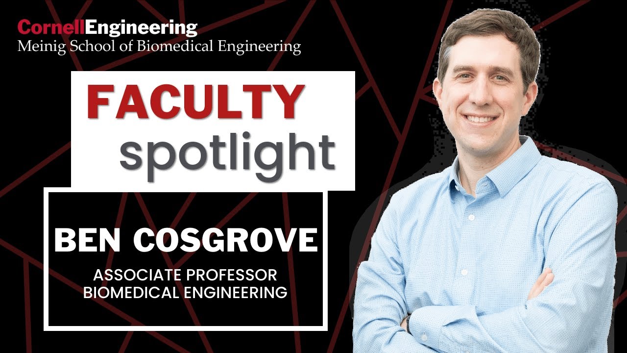 Spotlight on Cornell BME Faculty Ben Cosgrove - YouTube