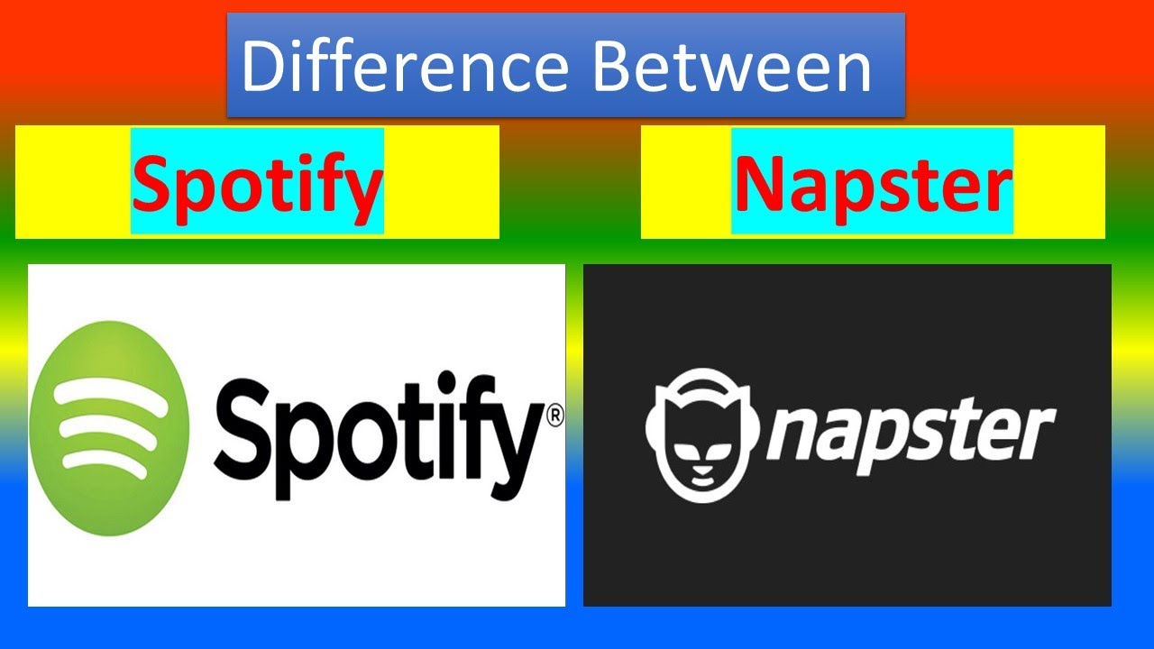 Difference Between Spotify and Napster - YouTube