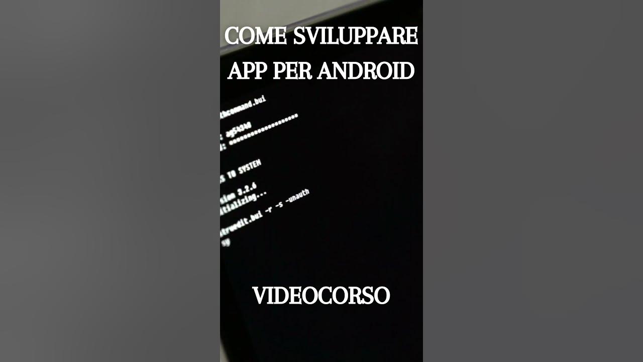Come sviluppare APP per Android - Videocorso - YouTube