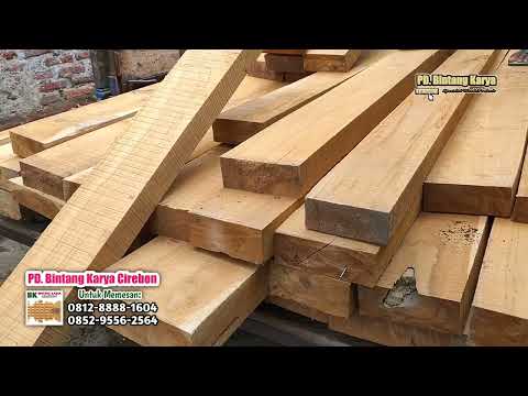 Kayu JATI Perhutani Balok ukuran 6x15x3 Meter