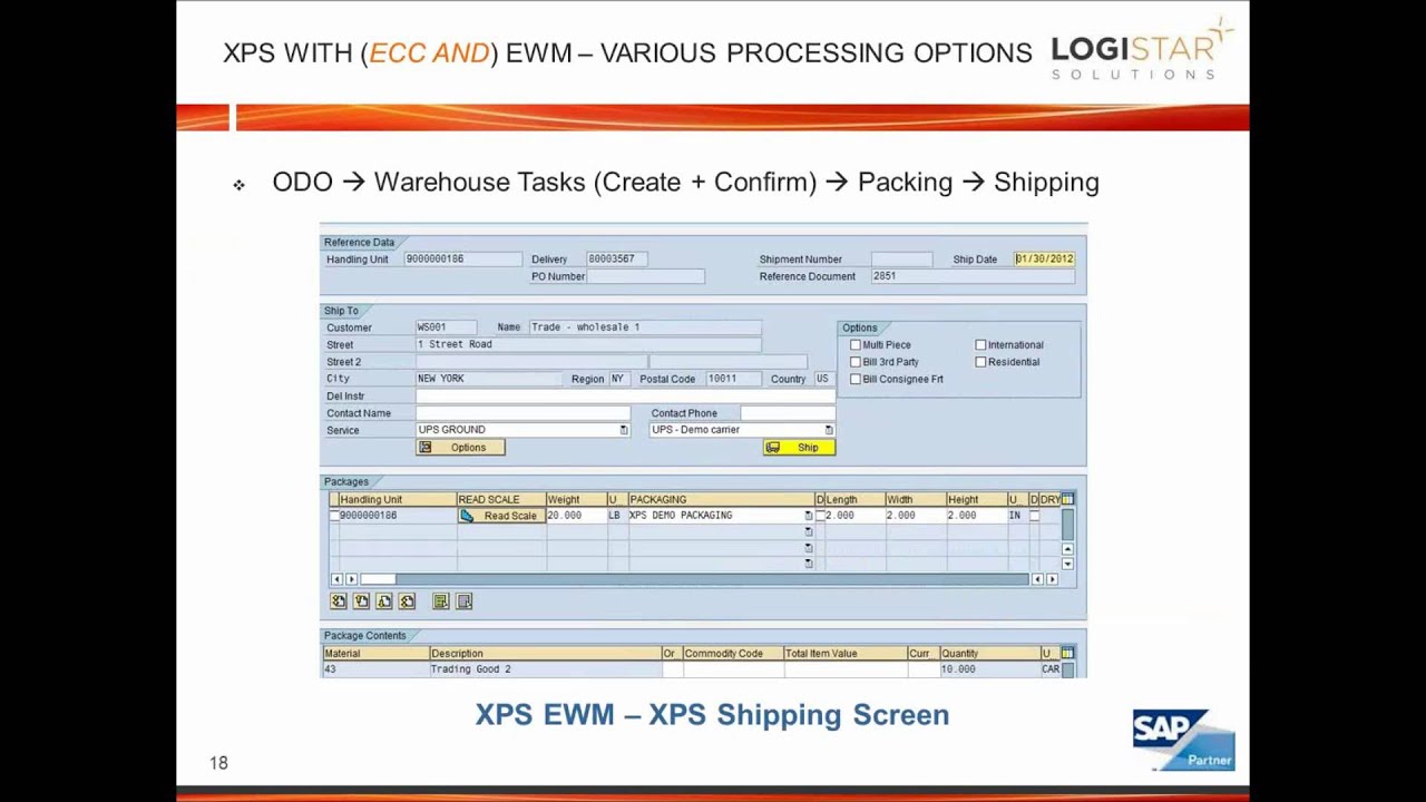 XPS_ How to Integrate Your SAP Parcel Shipping - YouTube