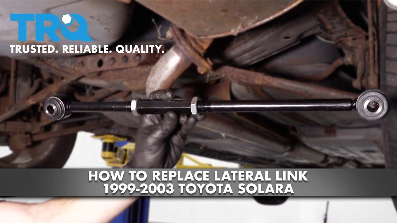 How to Replace Lateral Link 1999-2003 Toyota Solara - YouTube