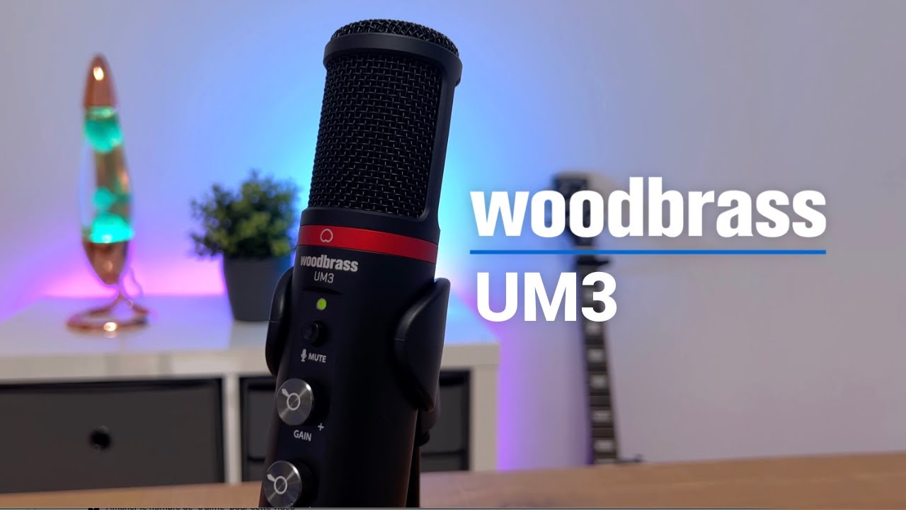 Woodbrass UM3 - Unboxing & Test du nouveau microphone USB de Woodbrass ...