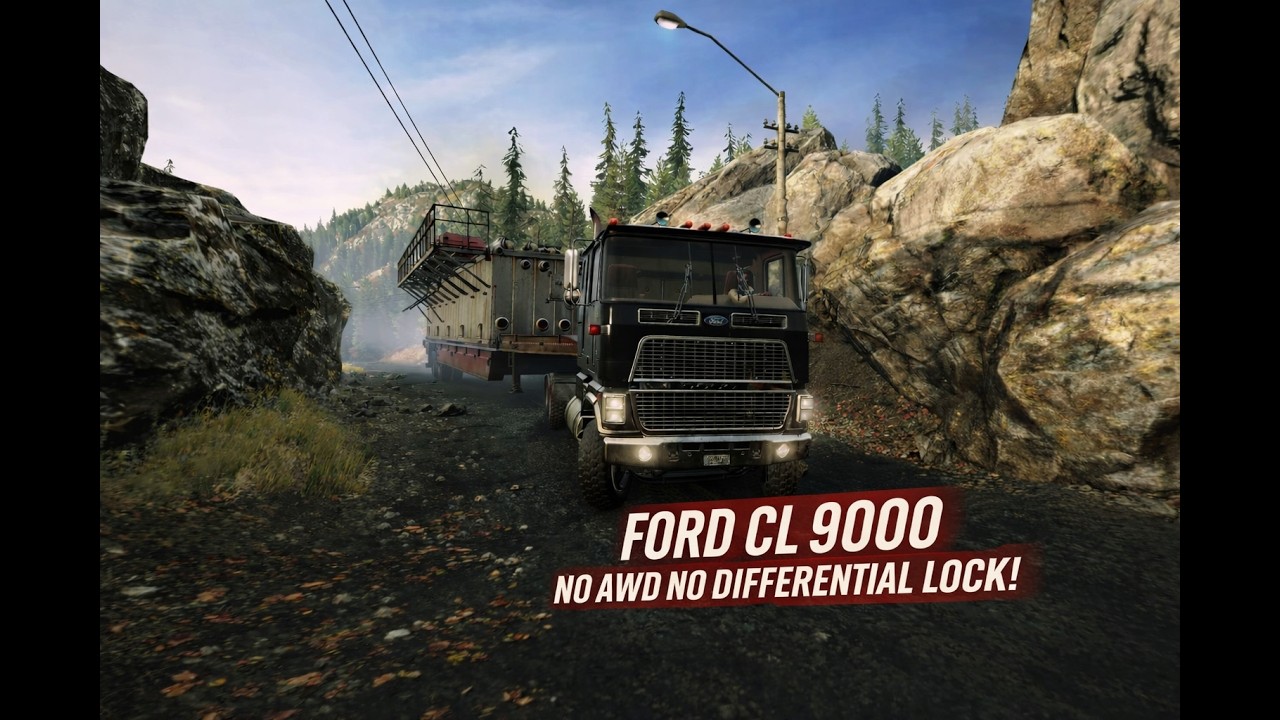 Snowrunner 4K ULTRA REALISTIC GAMEPLAY FORD CL 9000 NOT A DRILL QUEST ...
