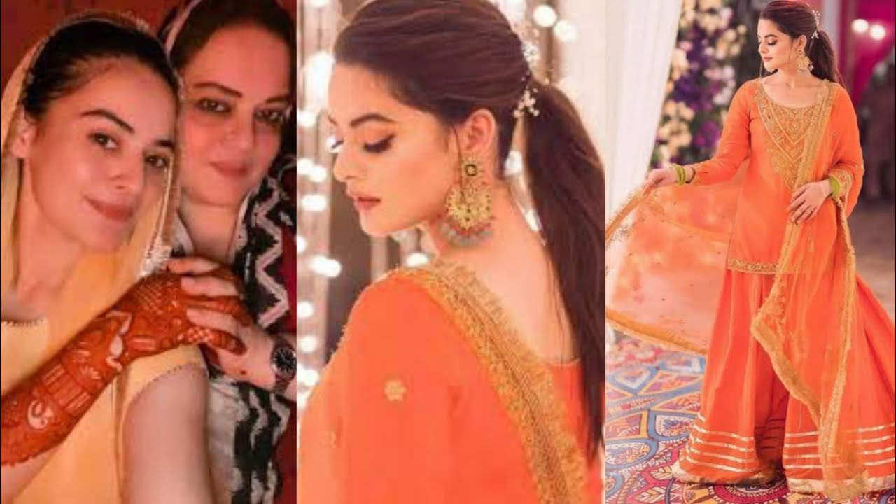 Minal khan Beautiful Mehndi Full Latest Videos | Aiman Khan And Minal ...