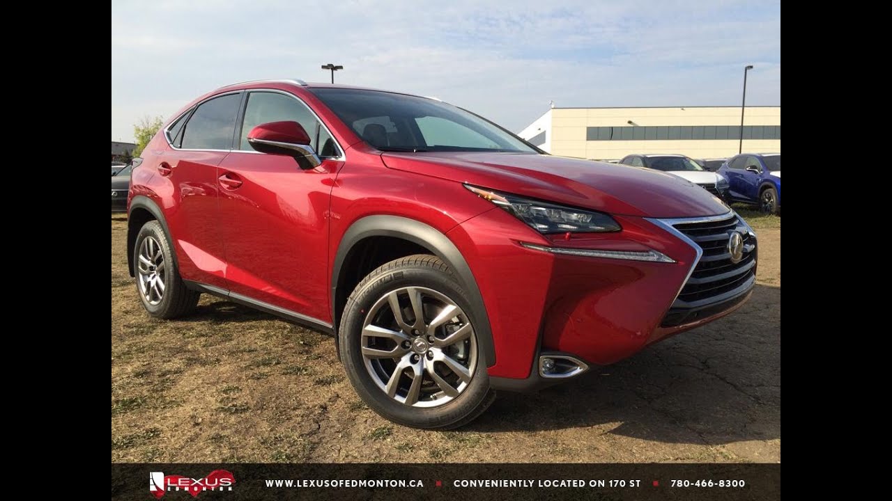 New Red 2015 Lexus NX 200t AWD Luxury Package In Depth Review ...