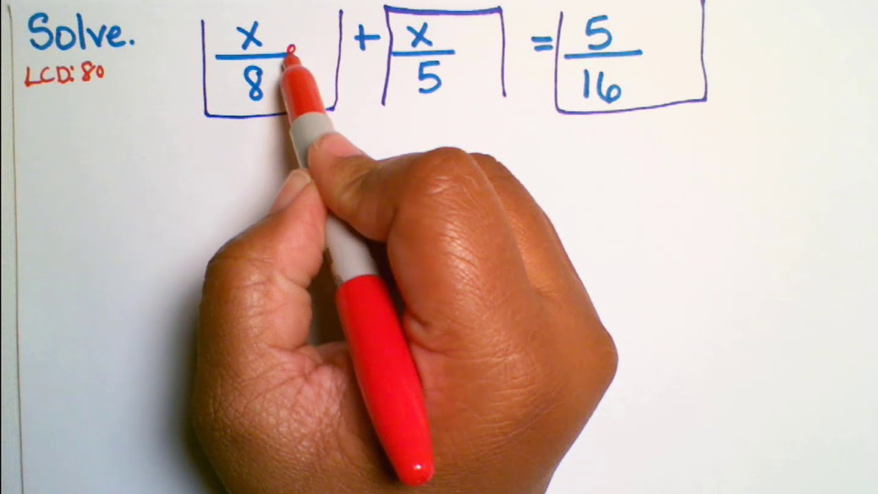 Solving Linear Equations (Multi-Step): Part 4 - YouTube