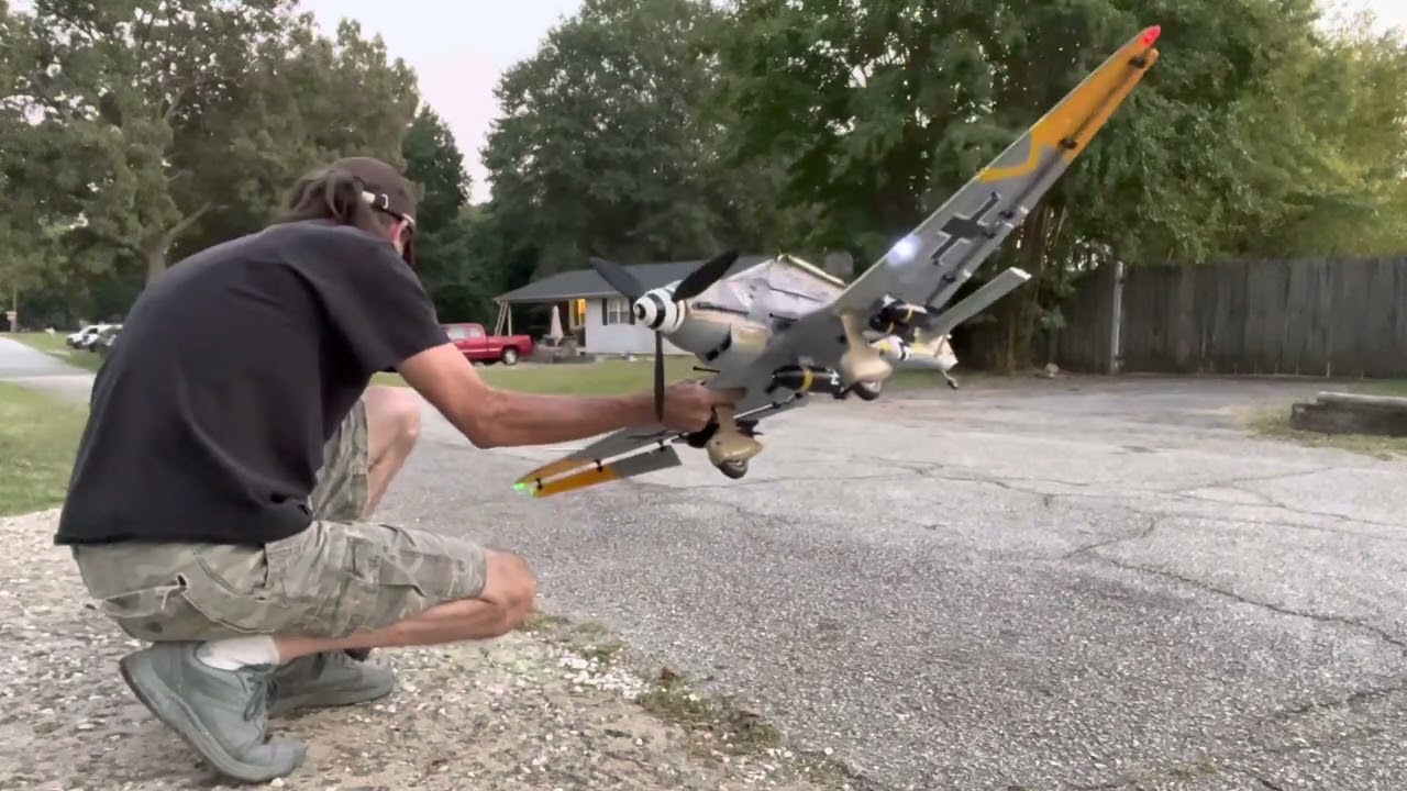 FMS JU-87 Stuka (Taxi Test) - YouTube