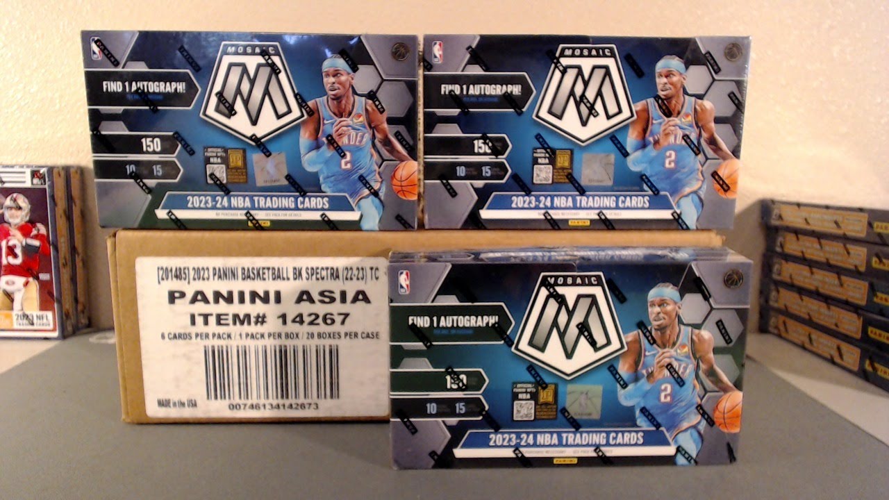 2023/24 Mosaic Hobby & 2022/23 Spectra Asia Basketball Breaks Ebay 9/1 ...