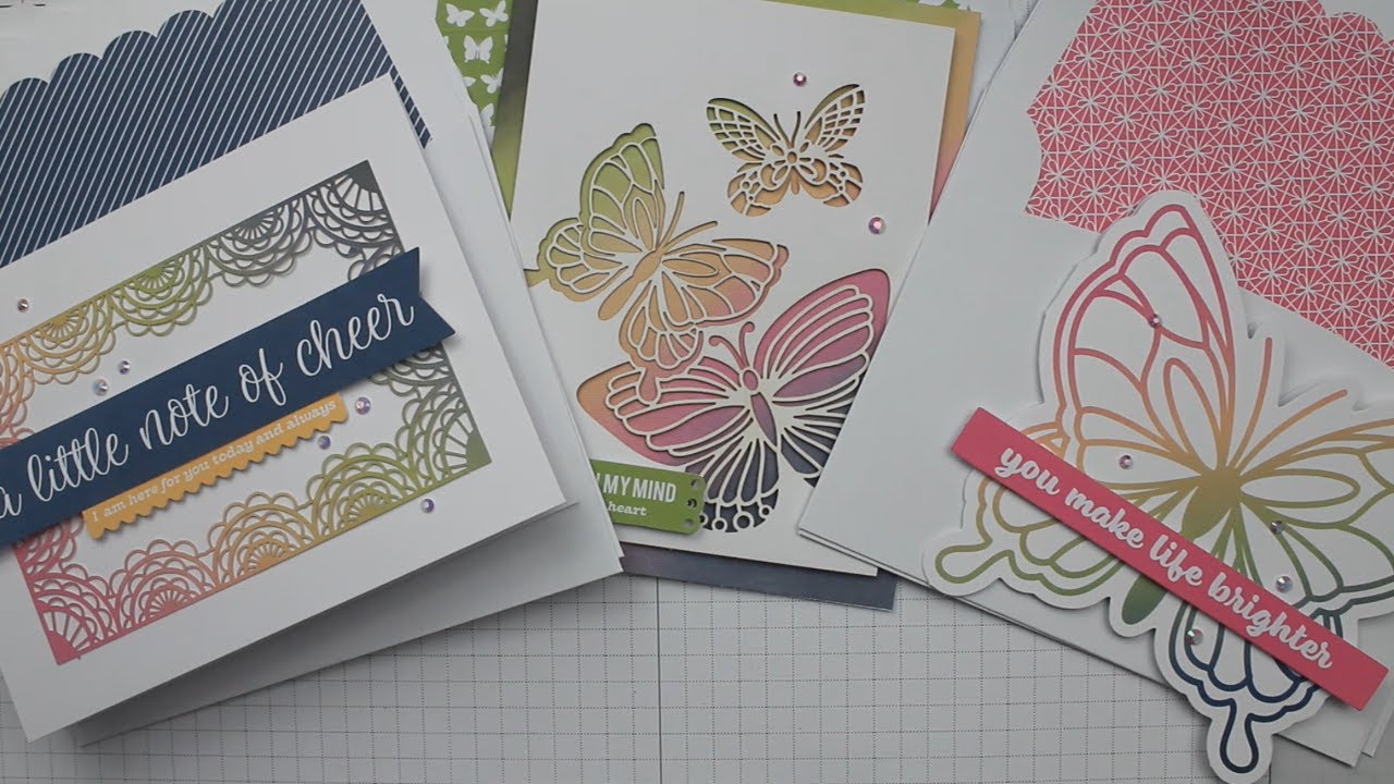 Stampin' Up! Beginner Cards! - YouTube