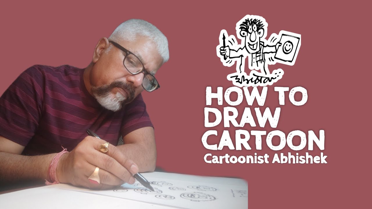 ( part -1) Easy to draw cartoon faces | @abhishek3939 | Trending ...